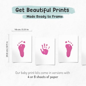 Pink - Baby Inkless Print Kit With 2 Special Wipes by Forever Fun Times ...