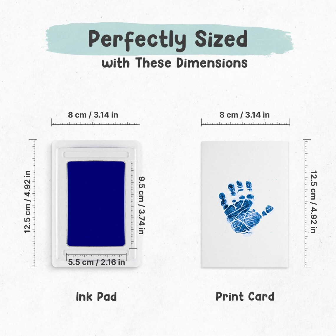 No-touch Inkless Baby Hand and Footprint Kit | Painless Perfect Prints ...