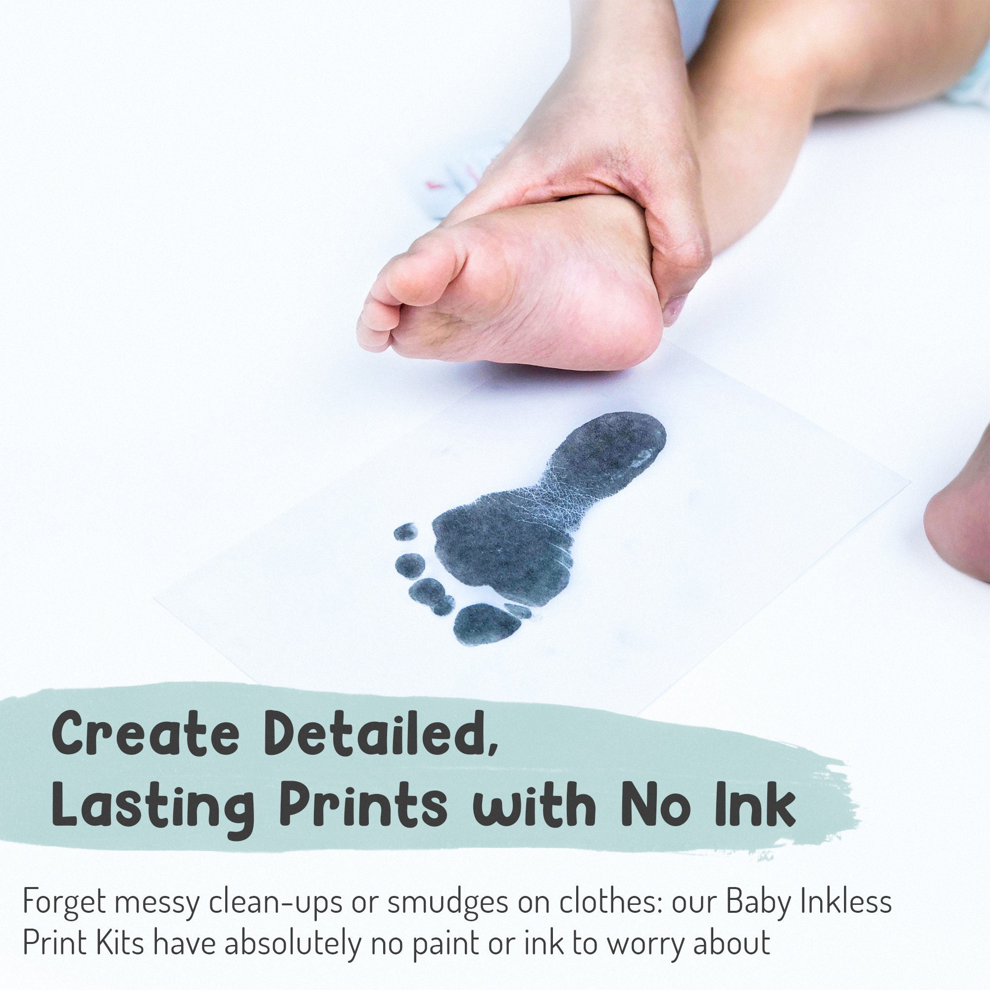 Black Baby Inkless Print Kit With 2 Special Wipes by Forever - Etsy