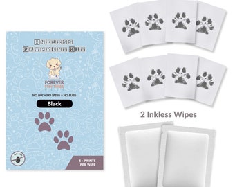 Inkless Pet Paw Print Kit Get High-quality Paw Prints With | Etsy