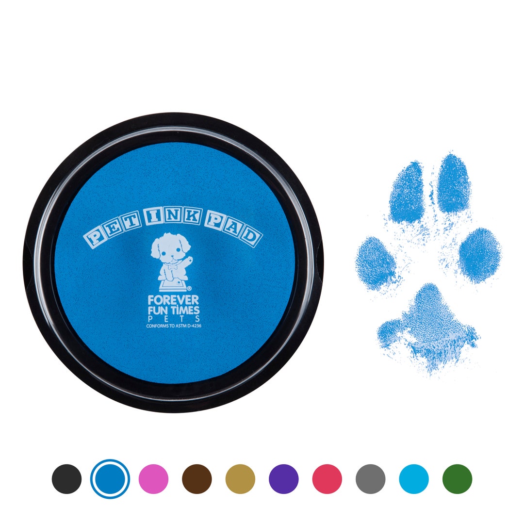 Easy-clean Pet Paw Print Kit | Paw Print Pad | Non-toxic Ink Pad for ...