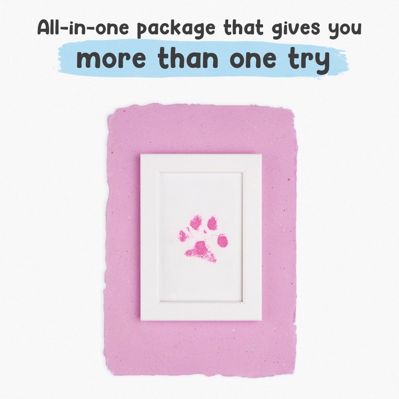 Inkless Pet Paw Print Kit | Get High-quality Paw Prints With Zero Ink ...
