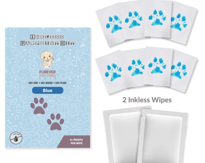 Inkless Pet Paw Print Kit Get High-quality Paw Prints With - Etsy