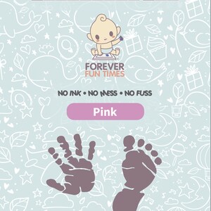 Pink Baby Inkless Print Kit With 2 Special Wipes by Forever - Etsy UK