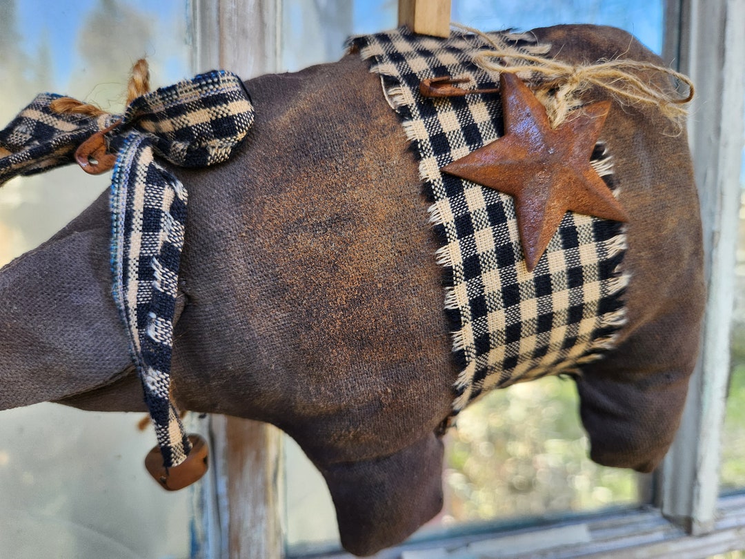 FARMHOUSE PIGS PRIMITIVE Style Pigs Farm Style Shelf Sitter - Etsy
