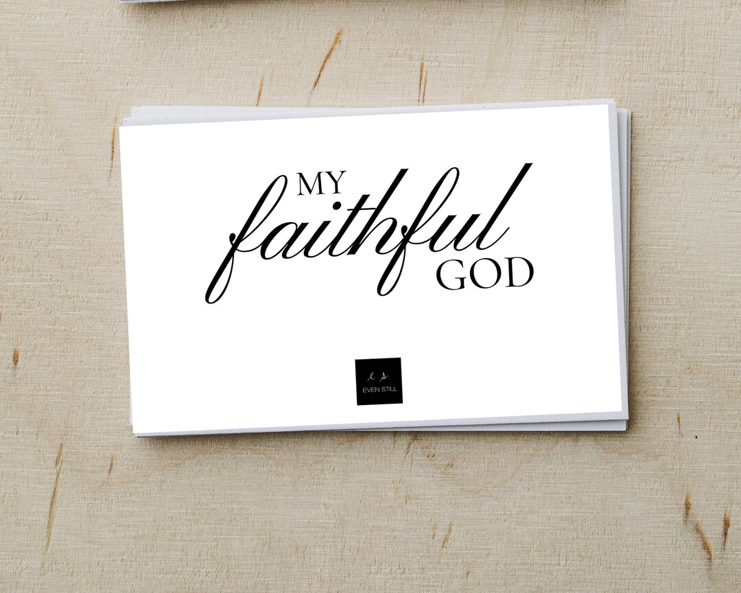Vers Printable Vers Karte Schrift Memory Cards Mein treuer Gott - Etsy ...