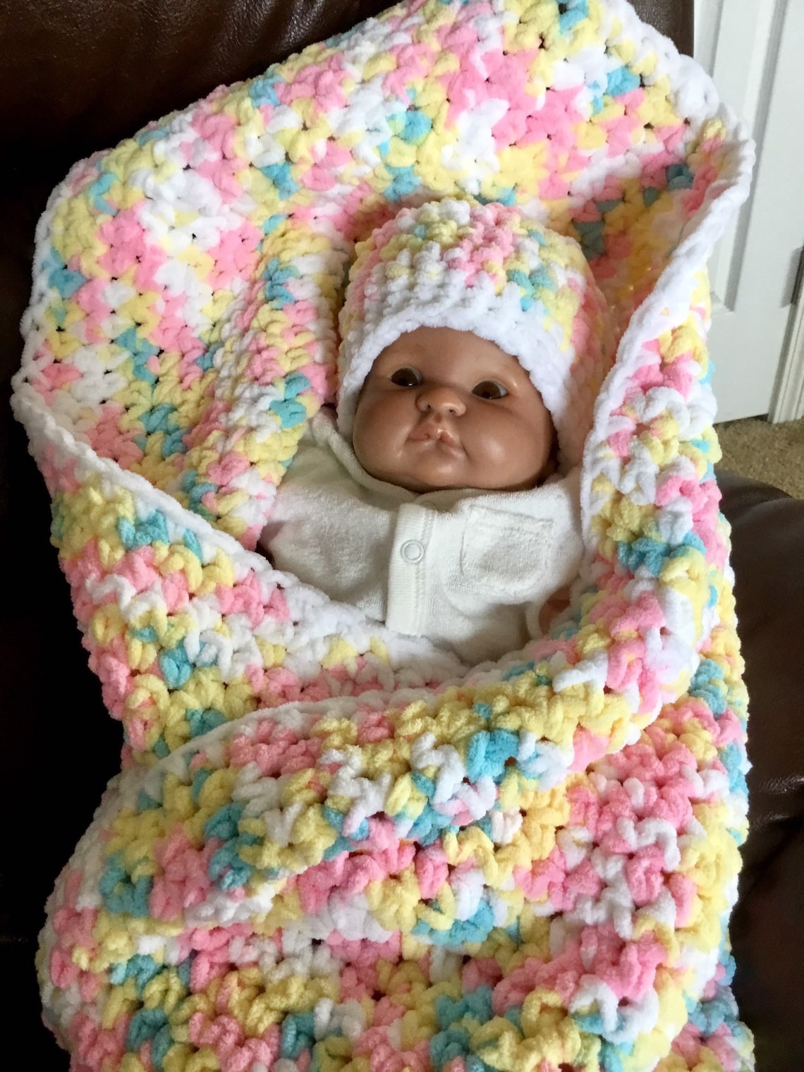 Chunky Baby Blanket Chunky Yarn Chunky Baby Crochet Baby - Etsy