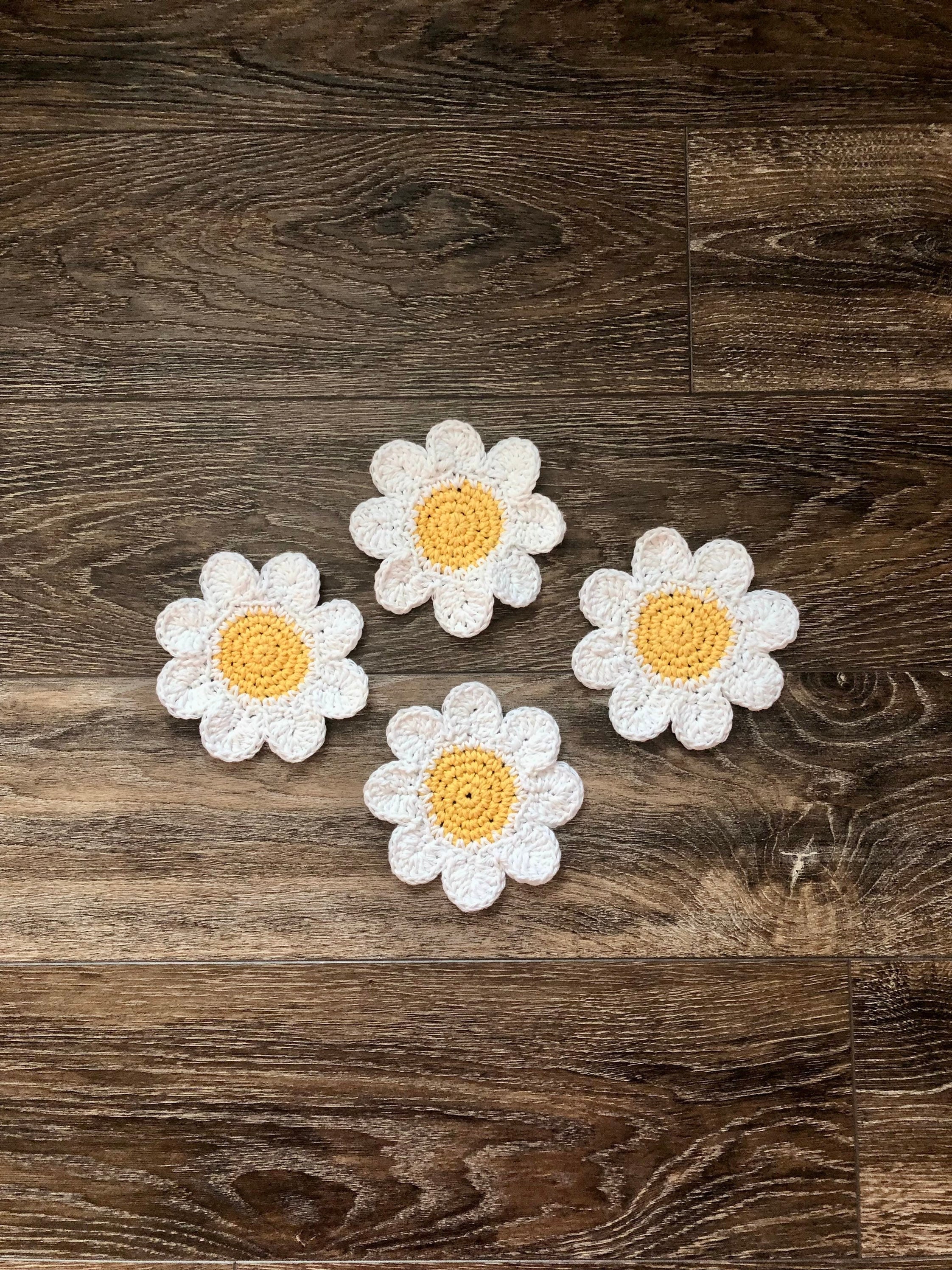 Daisy Coasters Daisy Decor Daisy Decorations Spring - Etsy