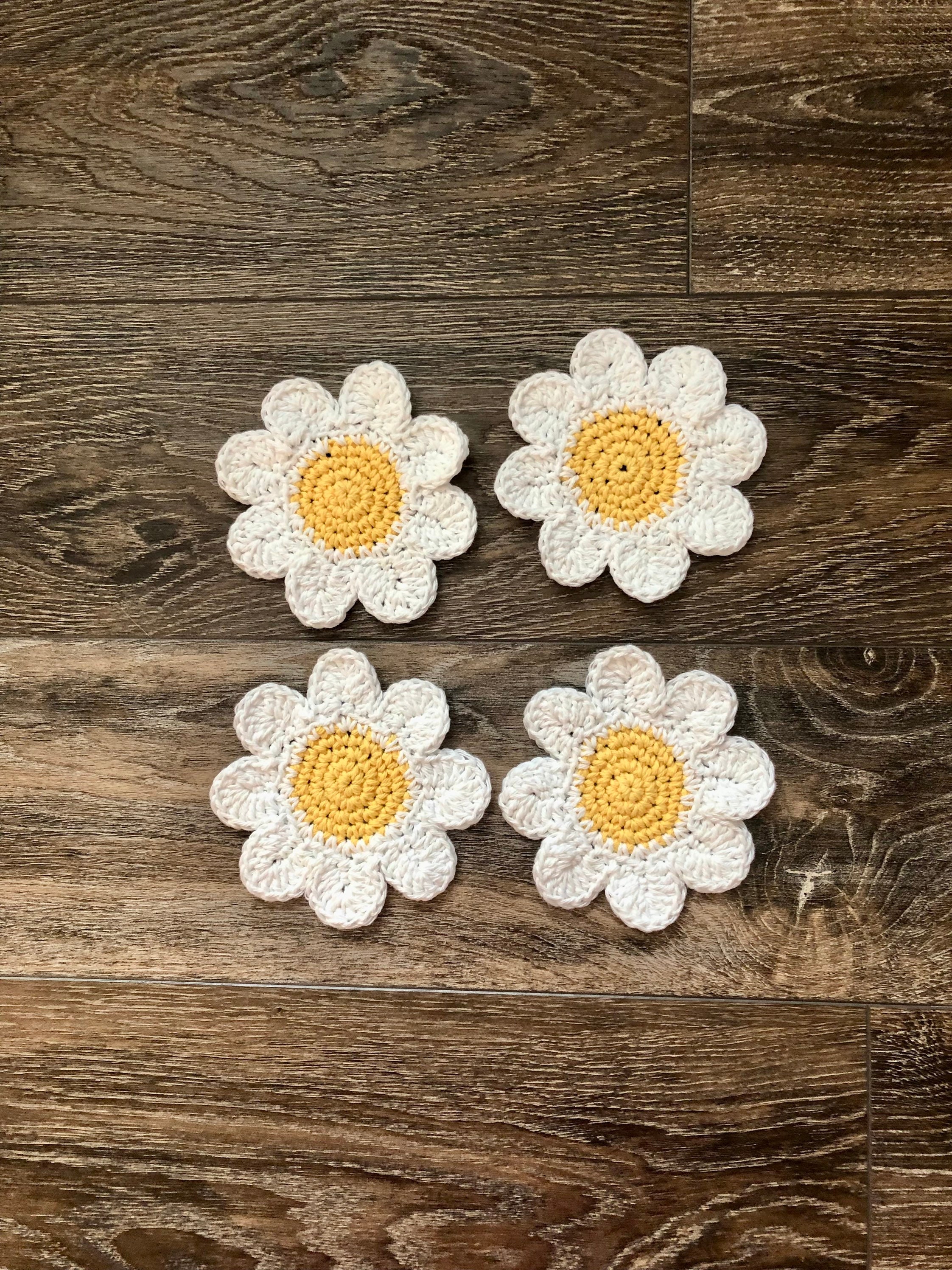 Daisy Coasters Daisy Decor Daisy Decorations Spring - Etsy