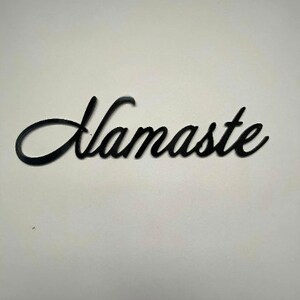 Namaste Sign | Namaste Cut Out | Custom Word Cut Out | Gallery Wall ...