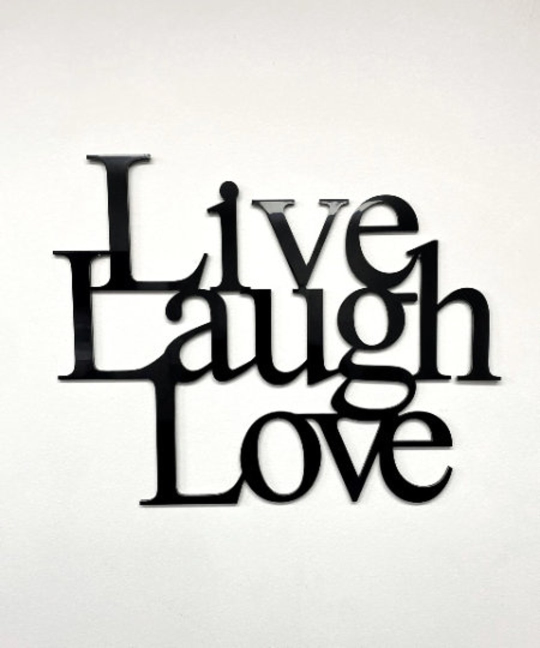 Live Laugh Love Sign | Gallery Wall | Wall Decoration | Realtor Gift ...