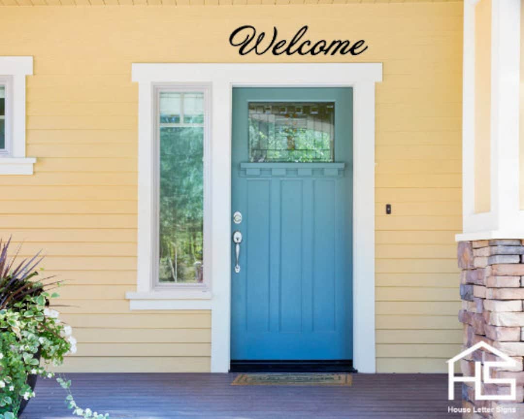 Welcome Sign | Welcome Cut Out | Custom Word Cut Out | Gallery Wall ...