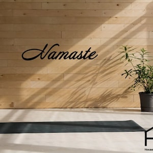 Namaste Sign | Namaste Cut Out | Custom Word Cut Out | Gallery Wall ...
