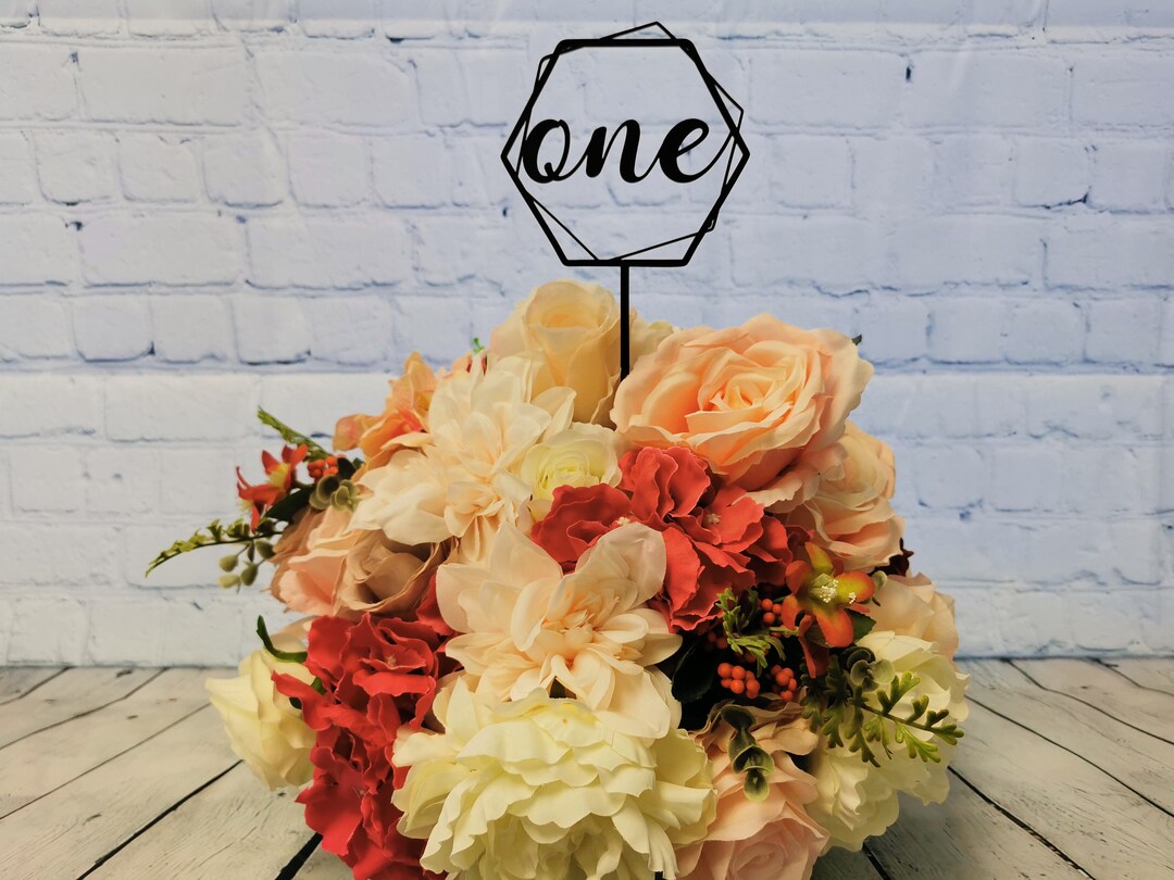 Acrylic Table Numbers Flower Arrangements | Table Numbers | Table ...