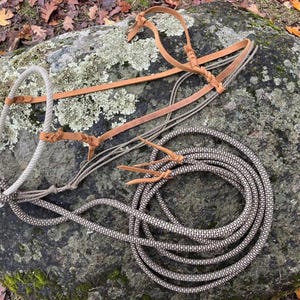 Handmade Loping Hackamore: Lariat Noseband, Colt Starting - Etsy