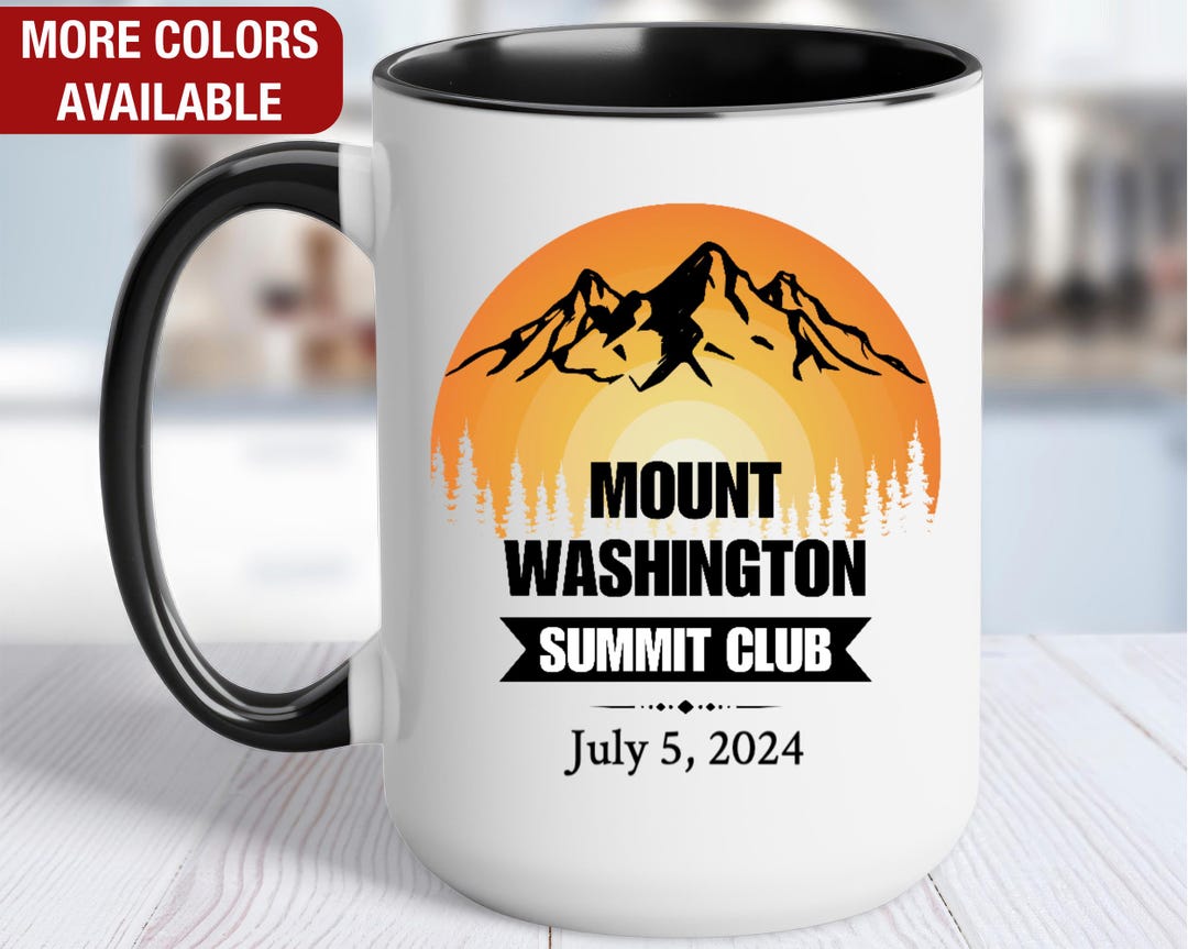 Mount Washington Personalized Mug, Mount Washington Mug With Custom ...