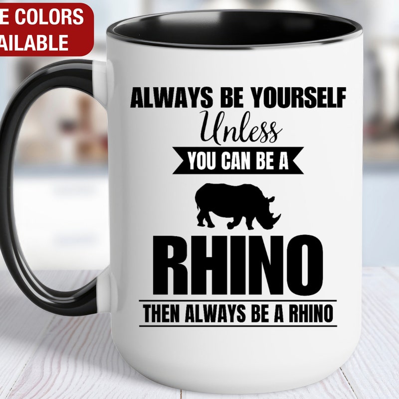 Rhinos in Coffee Cups - Etsy