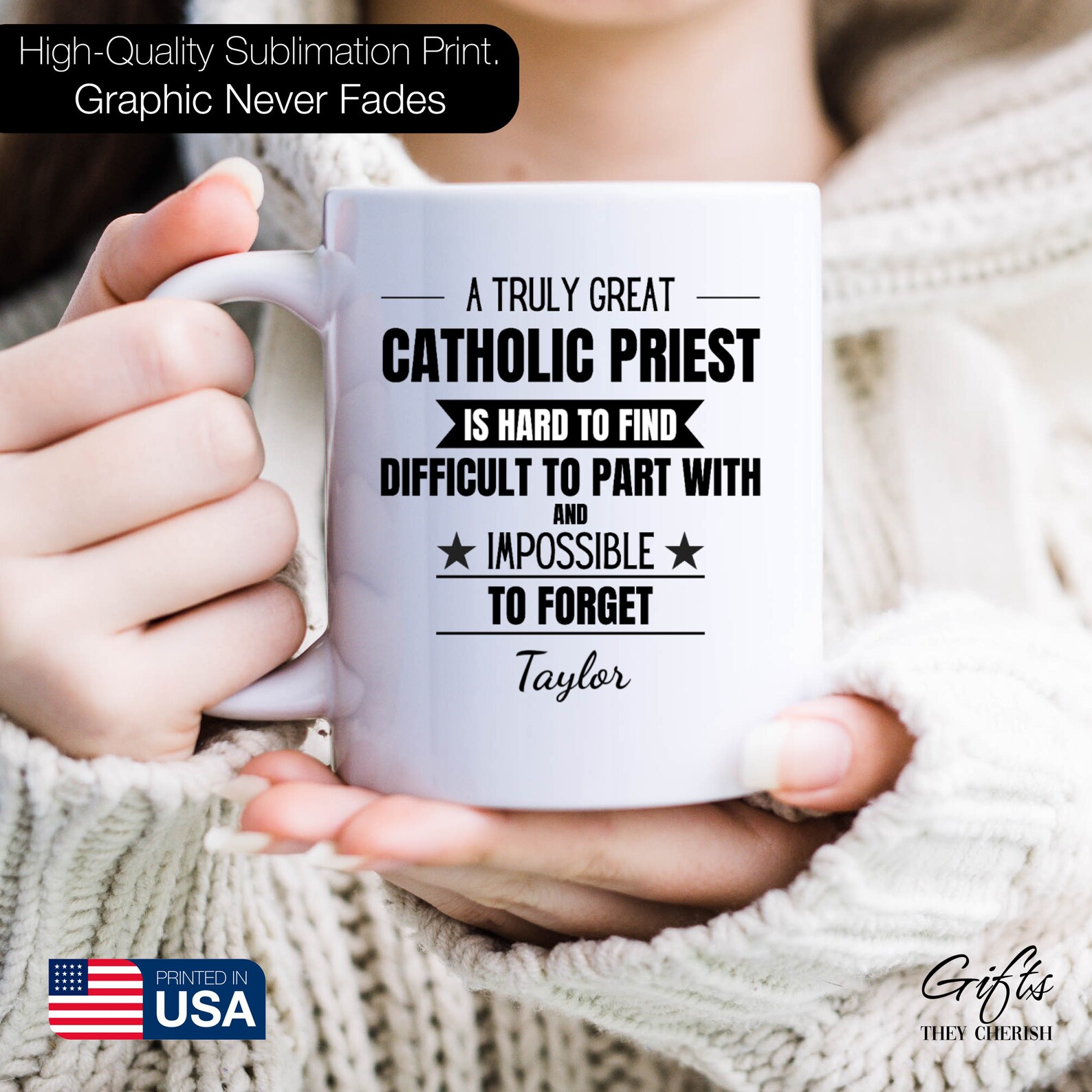 Catholic Priest Personalized Gift, Catholic Priest Thank You Mug ...