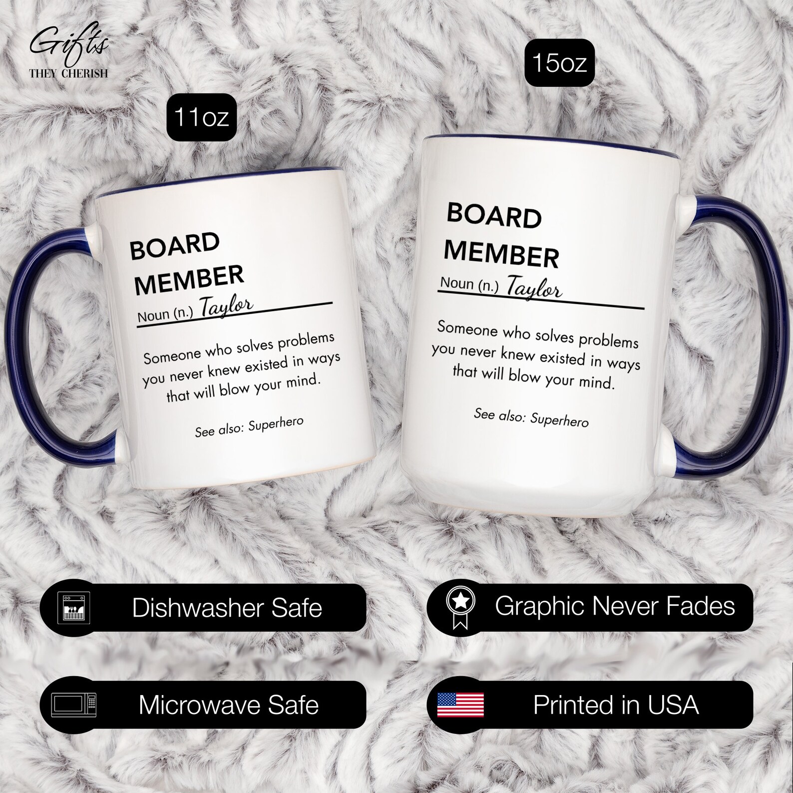 Board Member Definition Mug Personalized, Board Member Cup, Board ...
