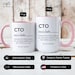 CTO Definition Mug Personalized Gift, CTO Cup, Chief Technology Officer ...