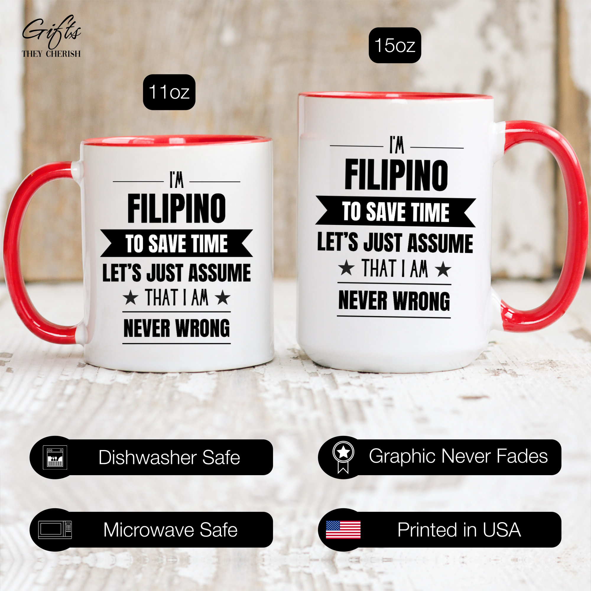 Filipino Funny Mug, I'm Filipino, Funny Filipino Coffee Mug, Filipino ...
