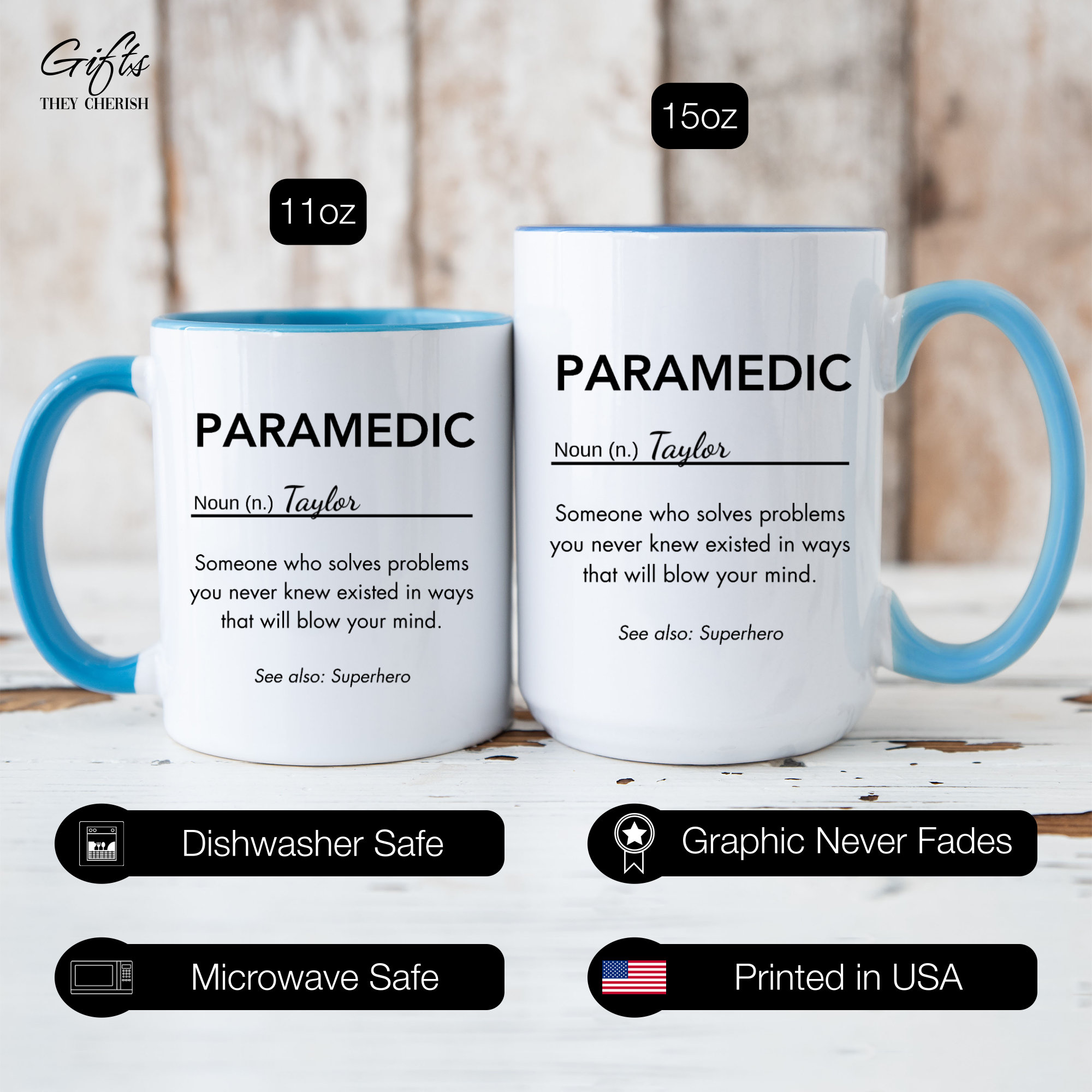 Paramedic Personalized Gift, Paramedic Definition Mug, Paramedic Coffee ...