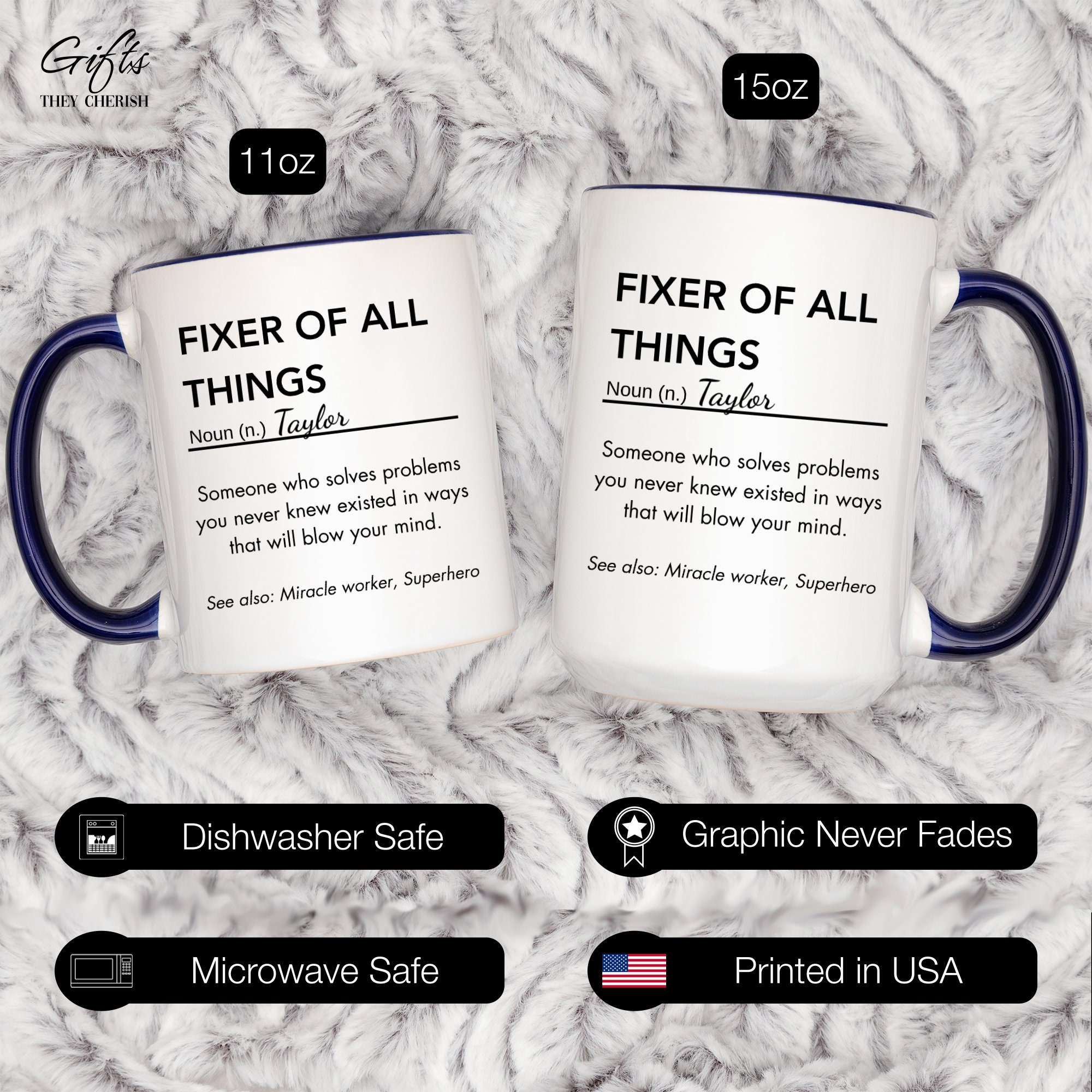 Personalized Fixer of All Things Mug, Fixer of All Things Coffee Cup ...