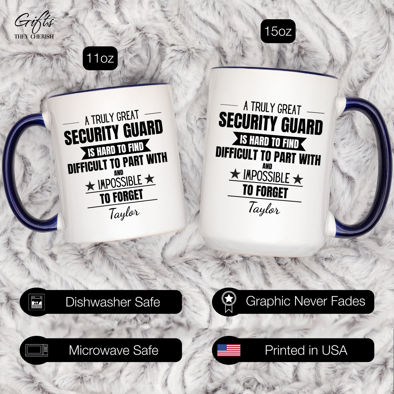 Security Guard Personalized Gift, Security Guard Thank You Mug ...