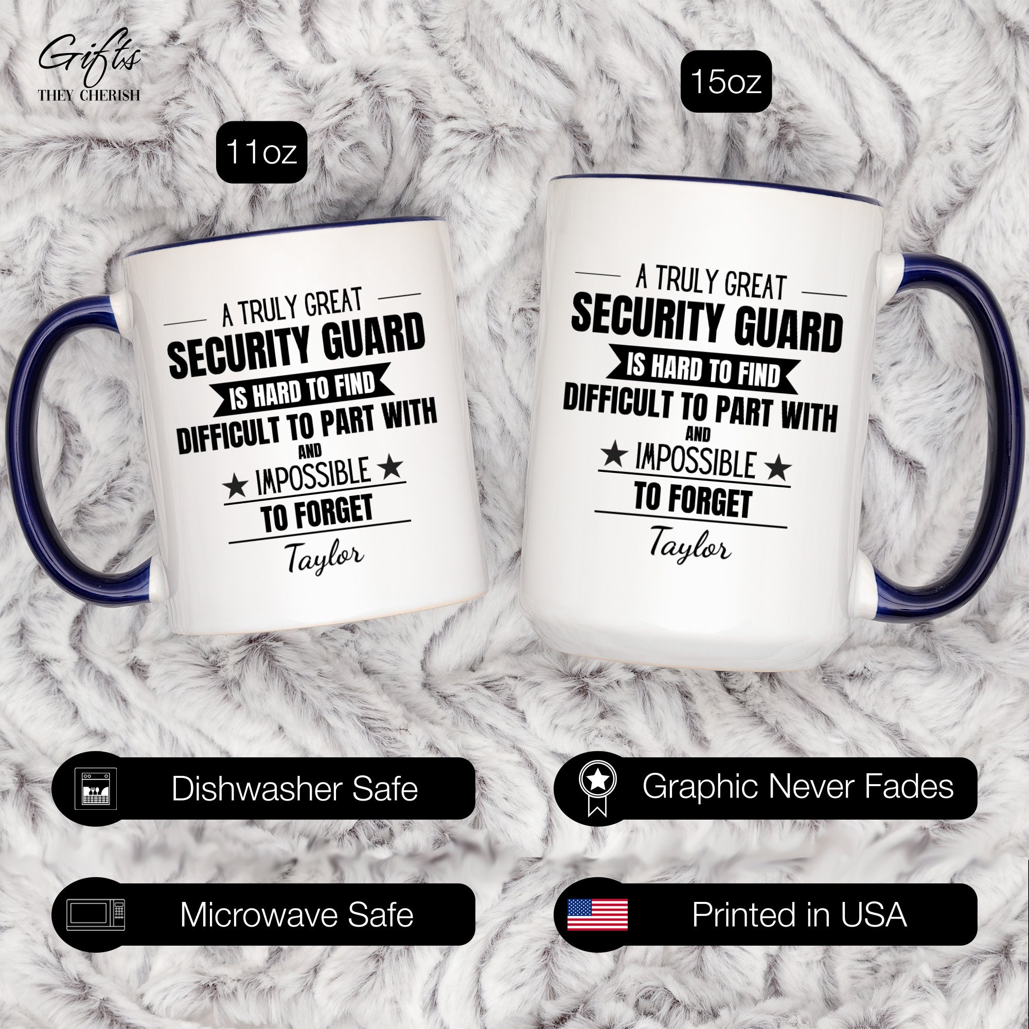 Security Guard Personalized Gift, Security Guard Thank You Mug ...