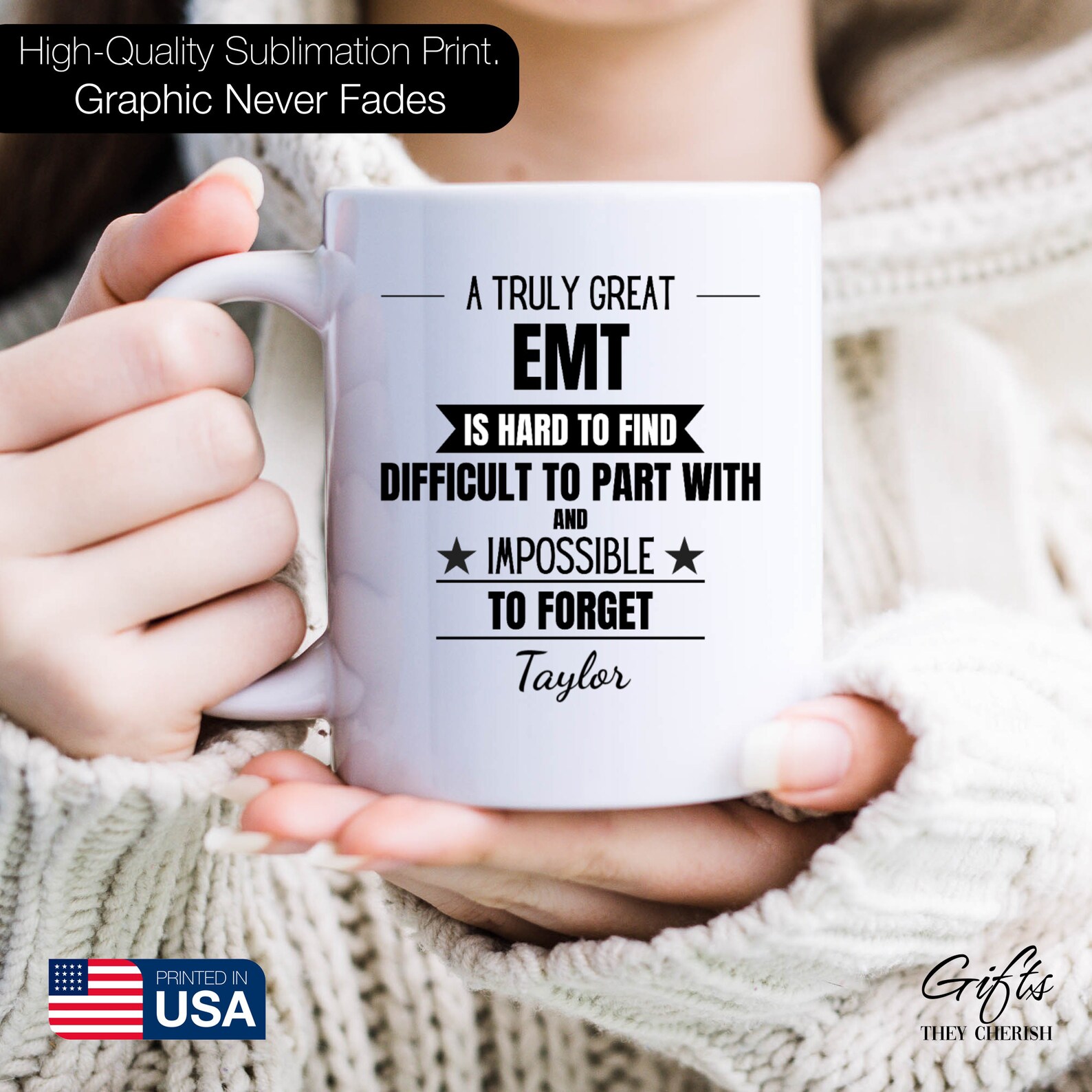 EMT Personalized Gift, EMT Thank You Mug, EMT Cup, Emergency Medical ...