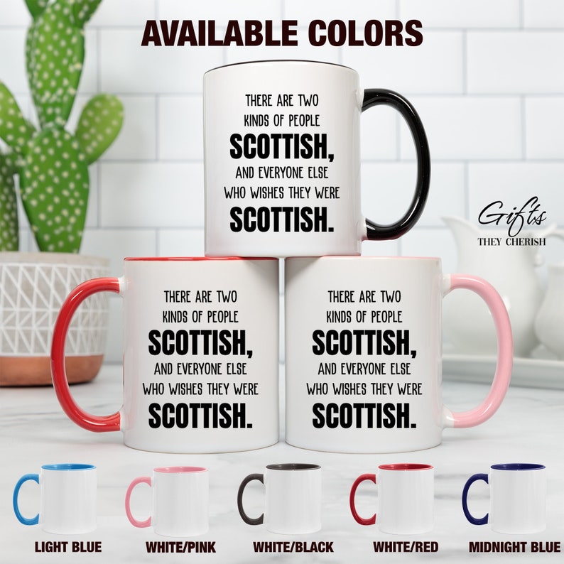 Scottish Funny Coffee Mug, Scottish Gift, Scottish Coffee Cup, Two ...