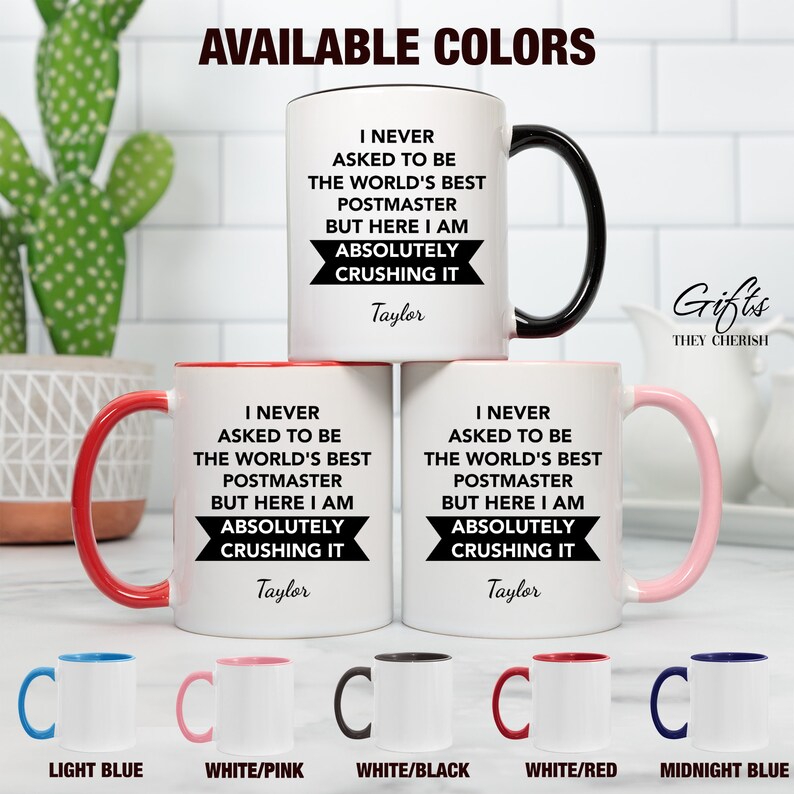 Postmaster Personalized Gift, World's Best Postmaster Mug, Postmaster ...