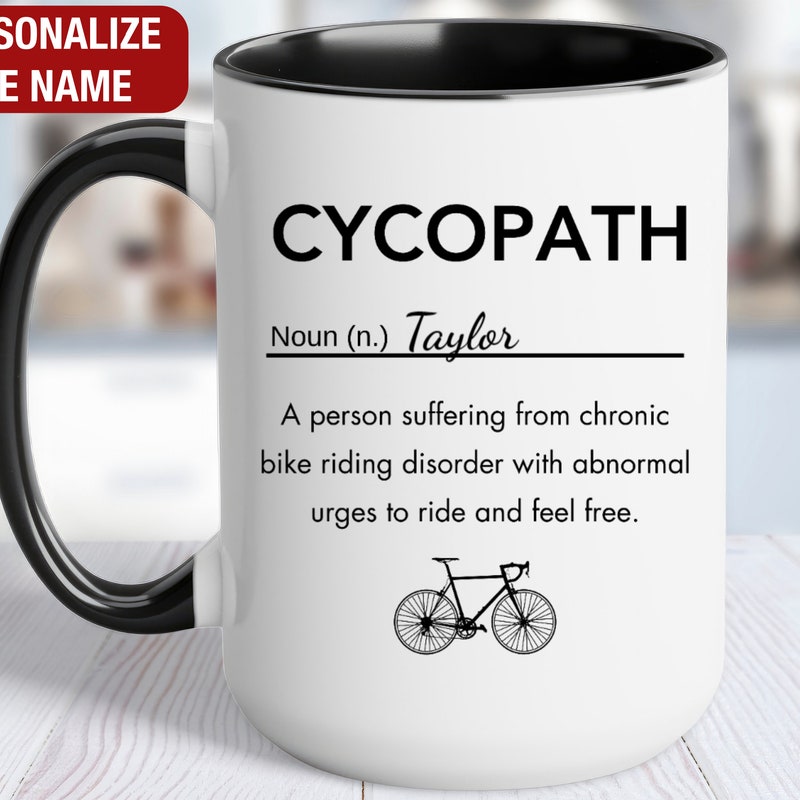 Funny Coffee Mugs Cyclist - Etsy