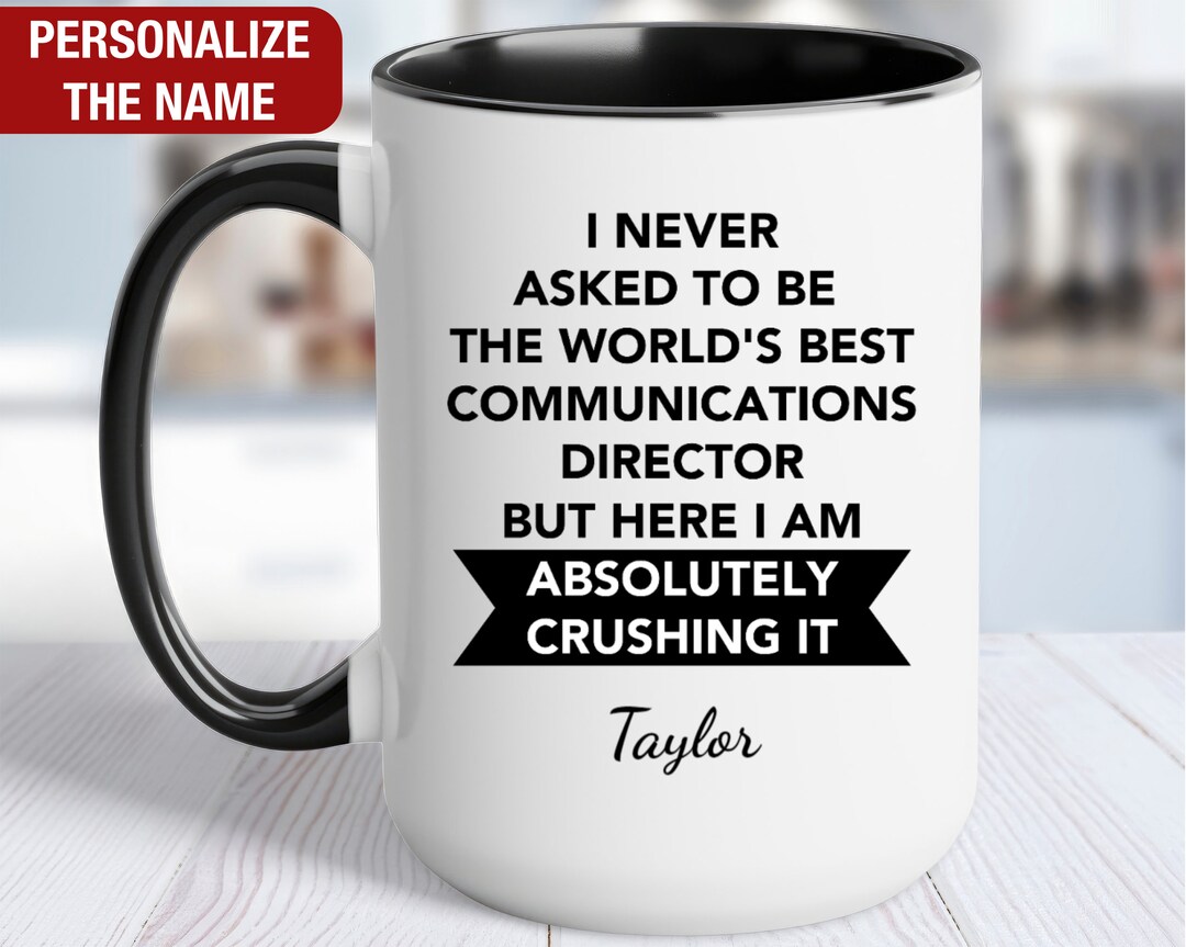 Communications Director Personalized Gift, World's Best Communications ...