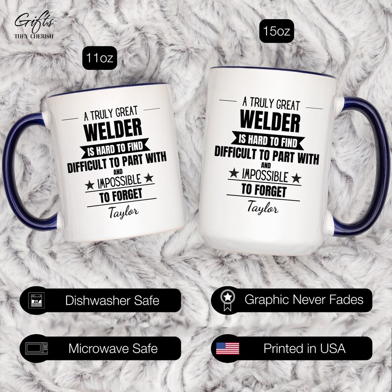 Welder Gift Personalized Mug, Welder Thank You, Welder Retirement ...