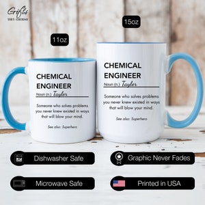 Chemical Engineer Definition Mug Personalized, Chemical Engineer Cup ...