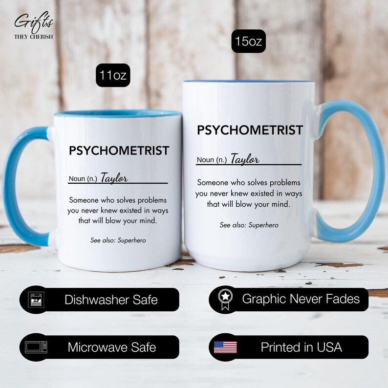Psychometrist Personalized Gift, Psychometrist Definition Mug ...