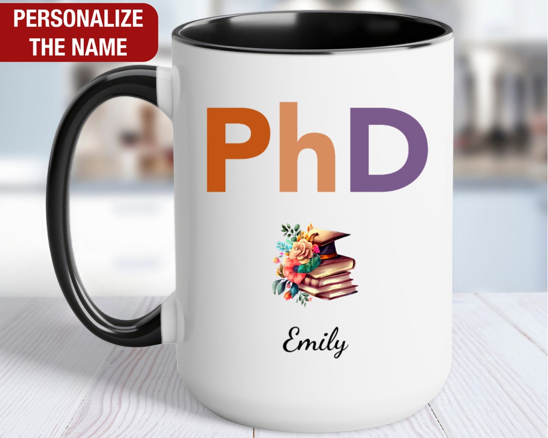 Personalized Phd Graduation Gift, Phd Gift for Her, Doctor of ...