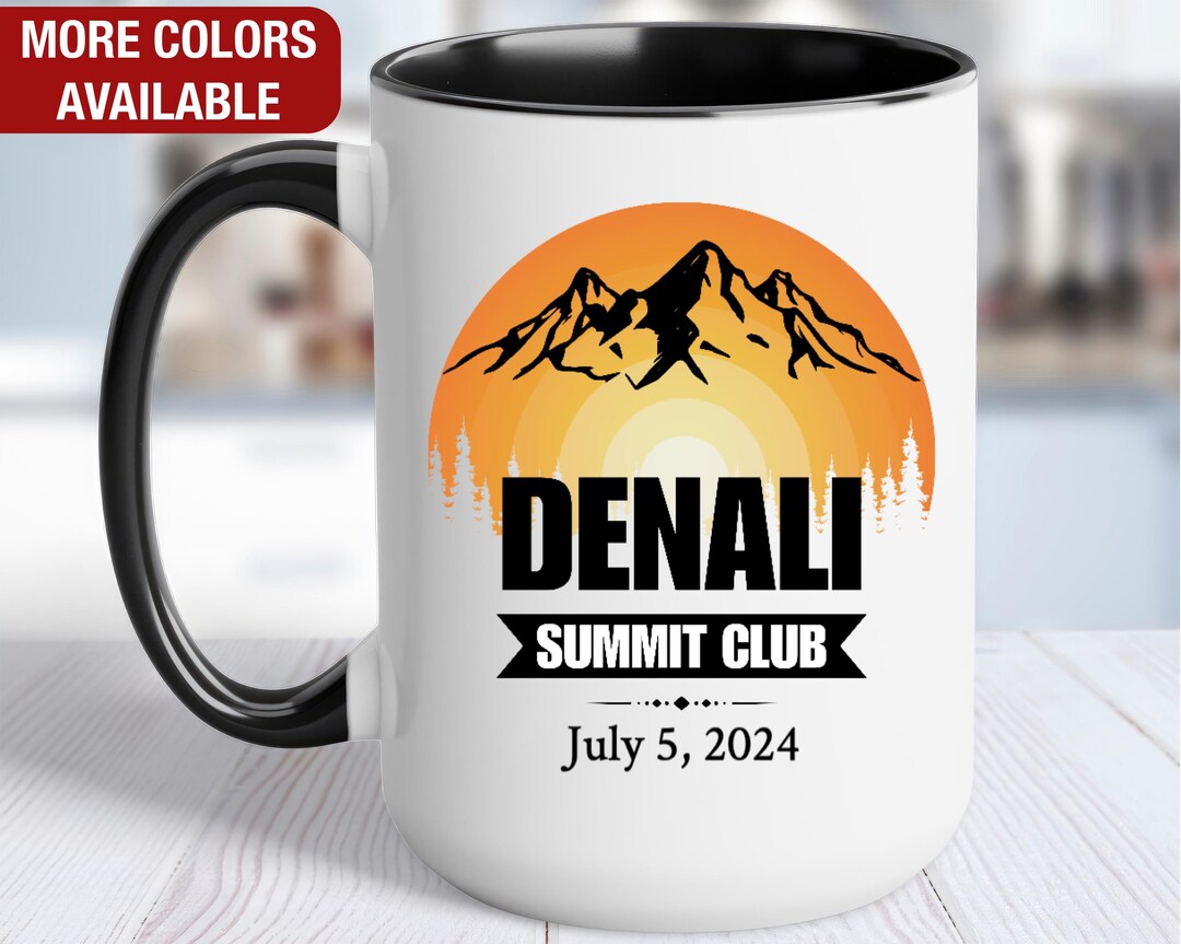 Denali Personalized Mug, Denali Mug With Custom Date, Denali Summit ...