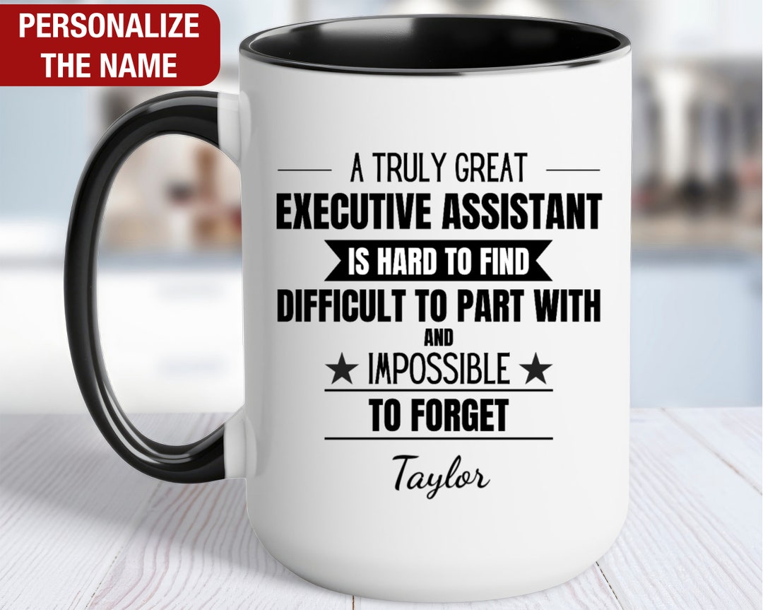 Executive Assistant Personalized Gift, Executive Assistant Thank You ...