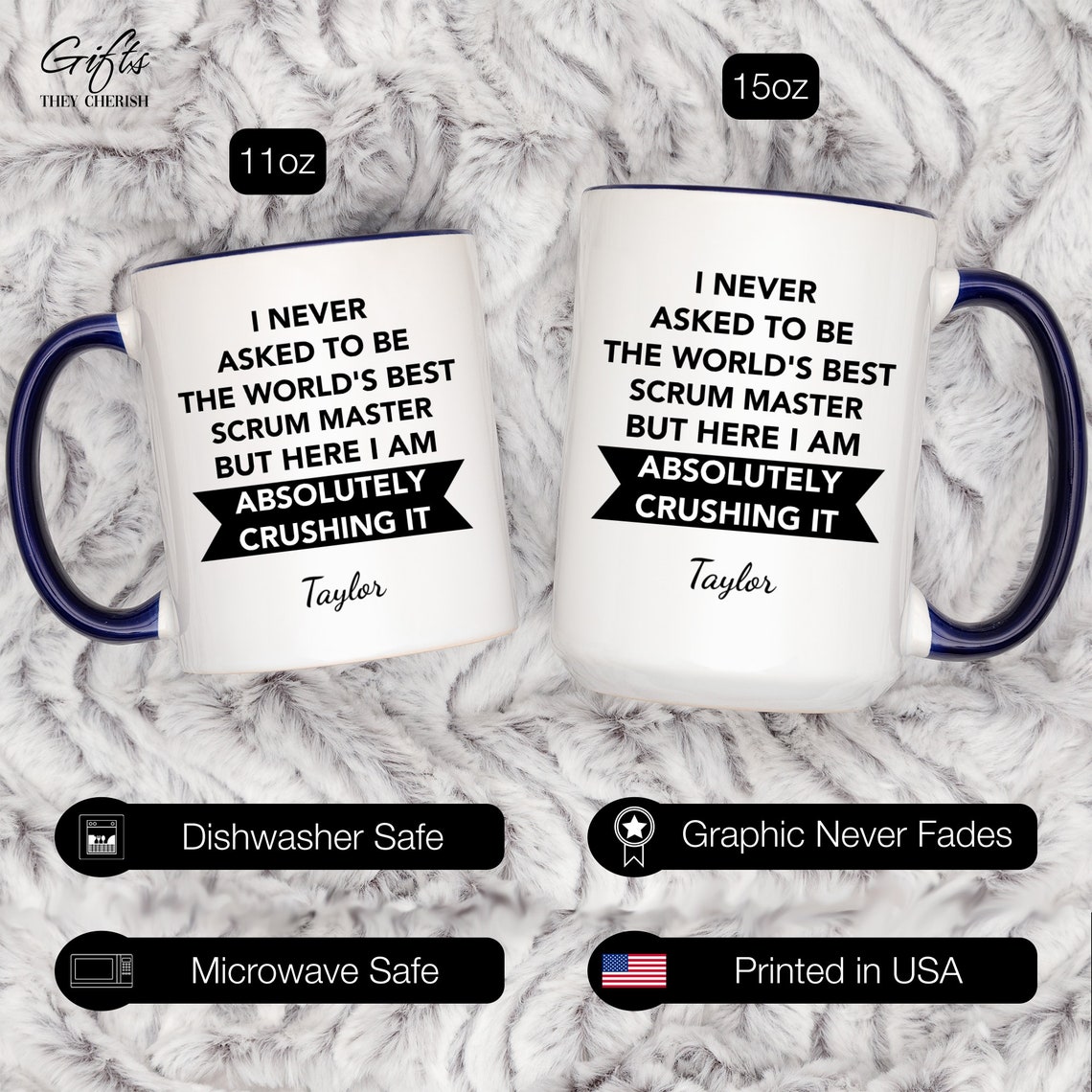 Scrum Master Personalized Mug, World's Best Scrum Master Mug, Funny ...