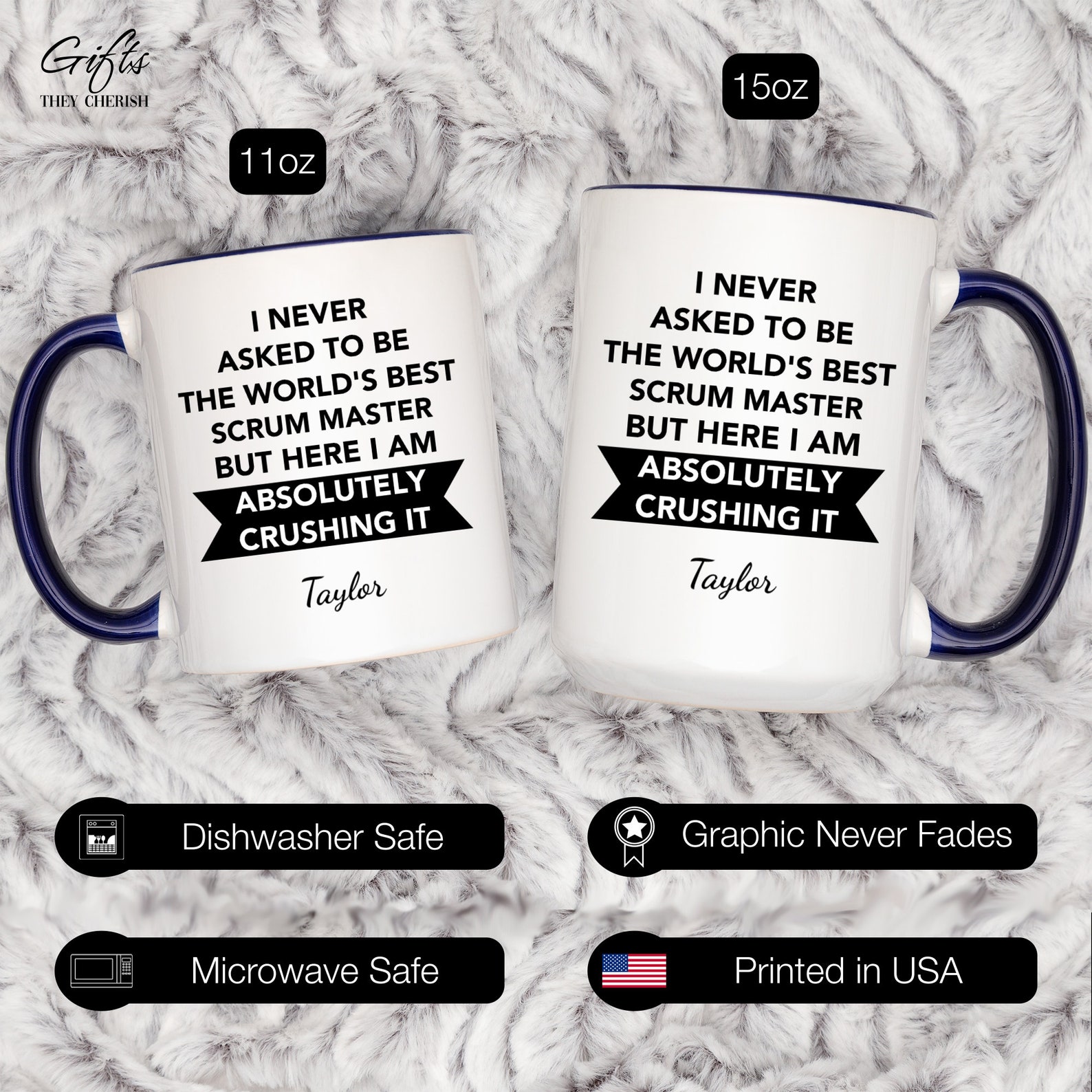 Scrum Master Personalized Mug, World's Best Scrum Master Mug, Funny ...