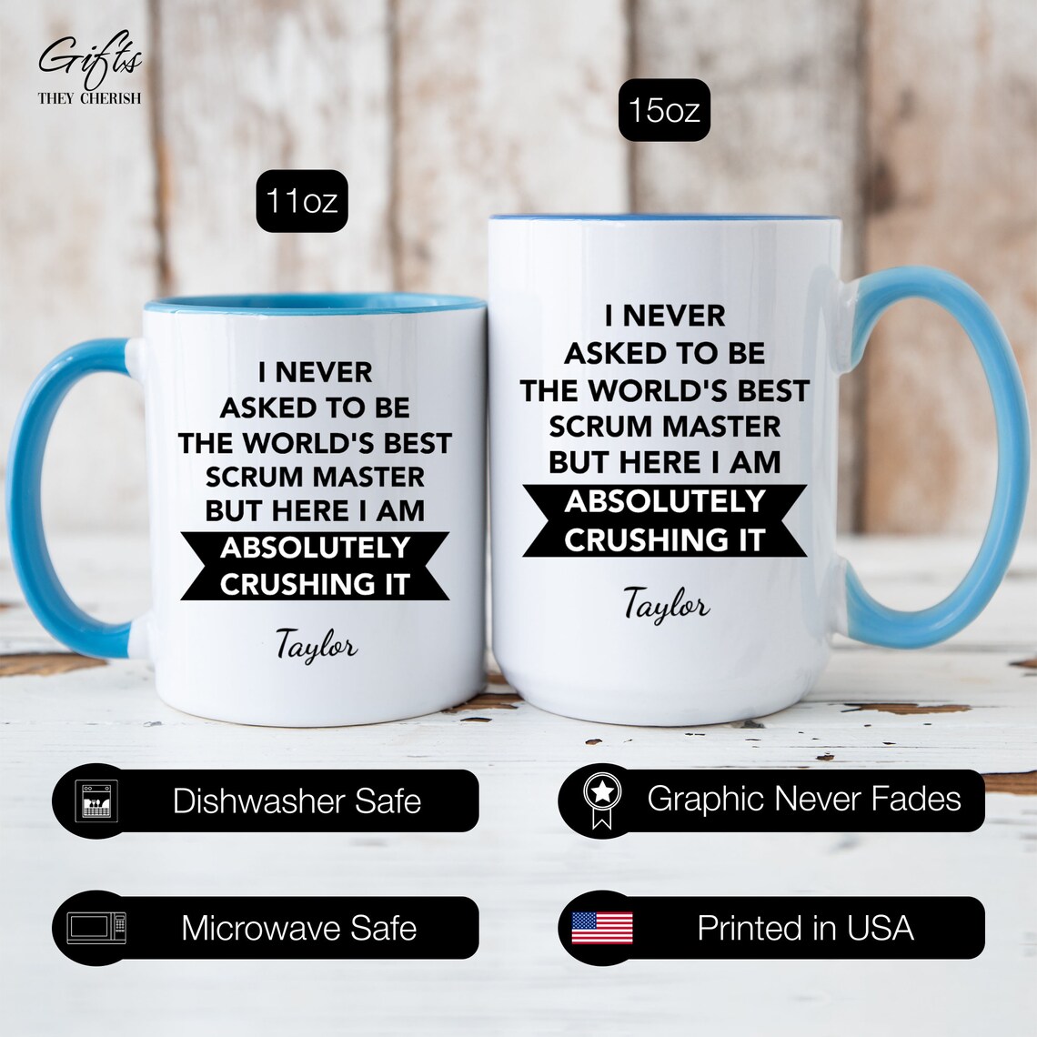 Scrum Master Personalized Mug, World's Best Scrum Master Mug, Funny ...