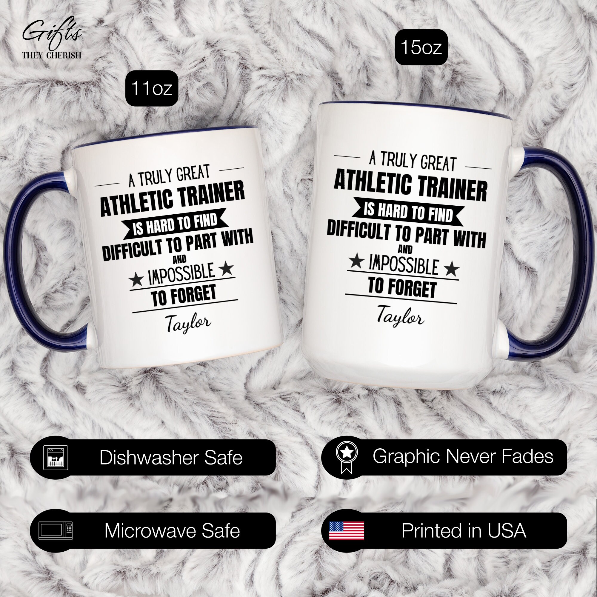 Athletic Trainer Personalized Gift, Athletic Trainer Thank You Mug ...