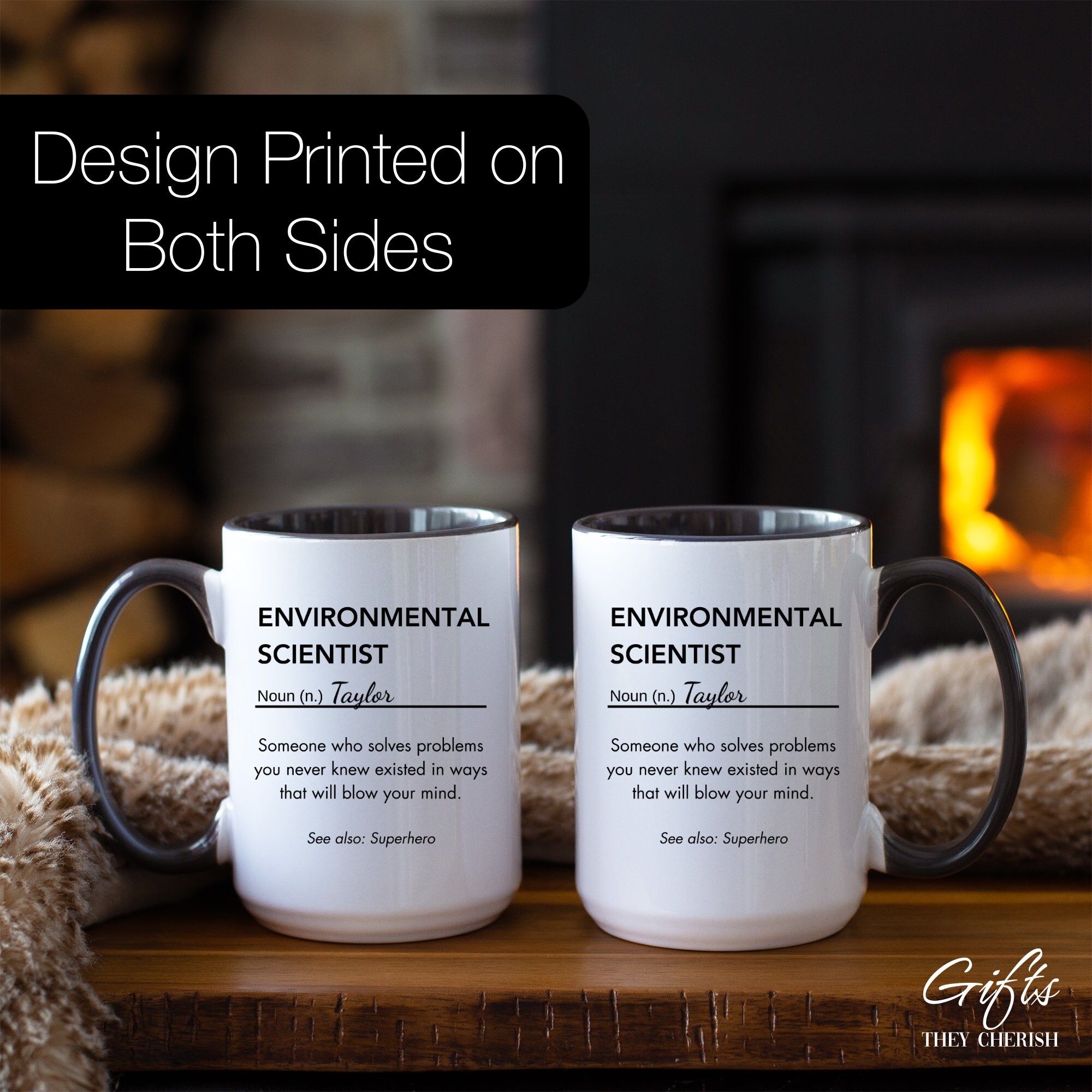 Environmental Scientist Definition Gift, Personalized Environmental ...