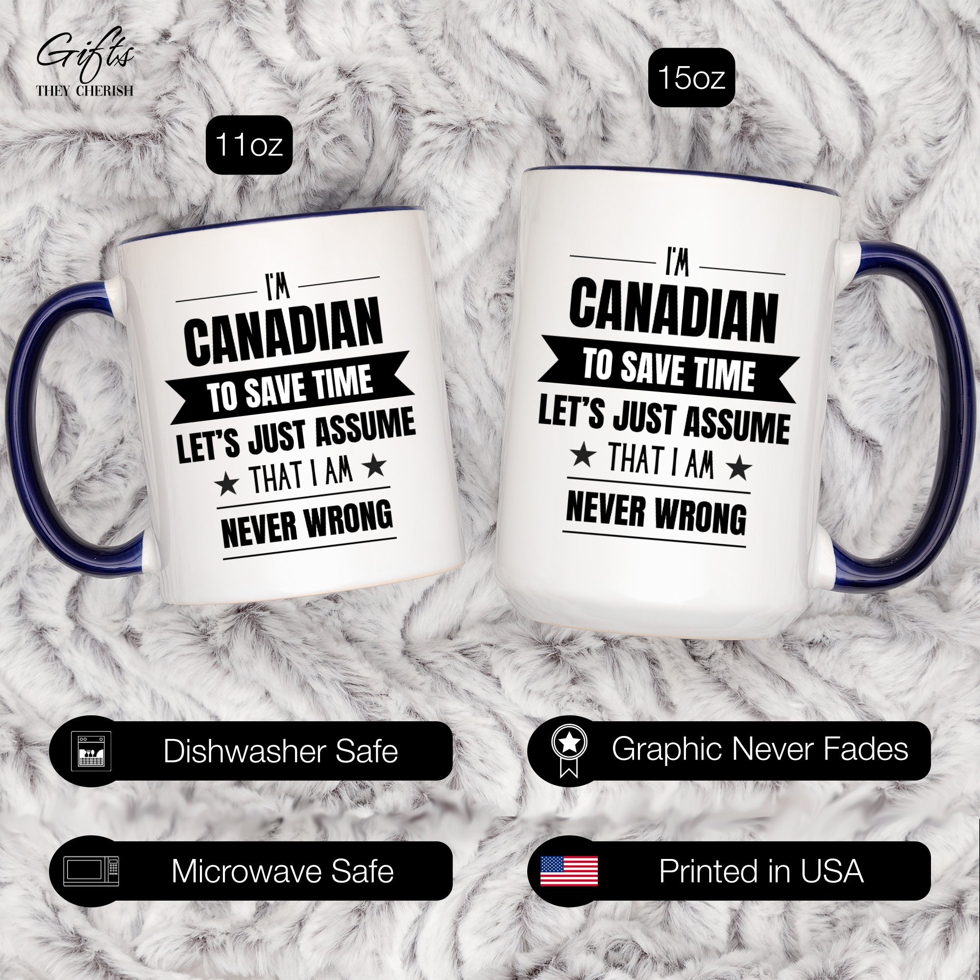 Canadian Funny Mug, I'm Canadian, Funny Canadian Coffee Mug, Canadian ...