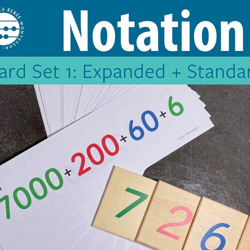 Montessori Math Operations Cards - Etsy