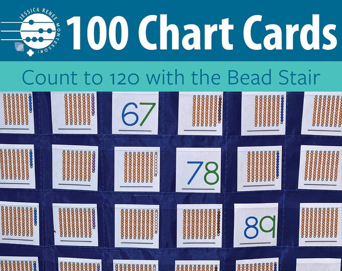 Montessori Math Memory Game: Beads and Numerals for 41–60 - Etsy Canada