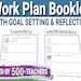Montessori Work Plan Booklet, Weekly Progress Journal, Goal Setting ...