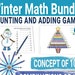 Montessori Winter Math Game: Count & Color the Christmas Lights, Bead ...